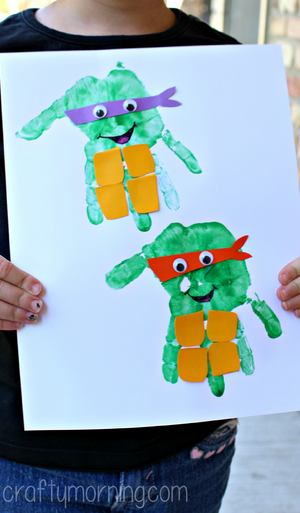 5 Fun Handprint Paintings - diy Thought