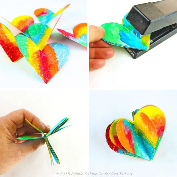 10 Kids Heart Paper Crafts - diy Thought