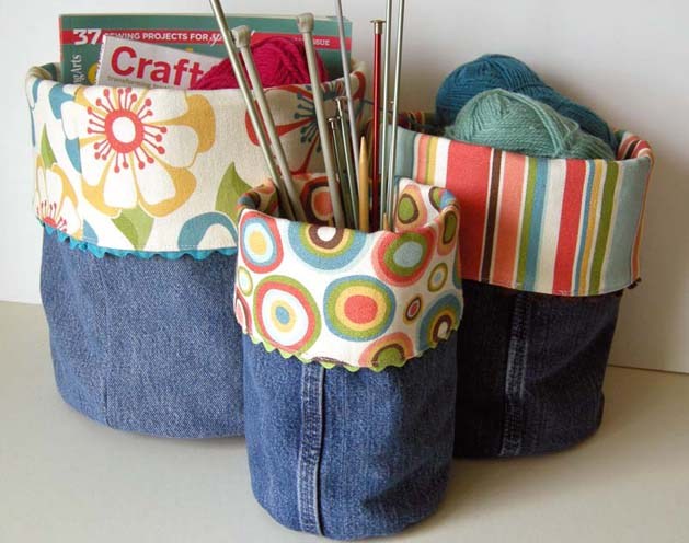 12 Upcycled Denim Jeans Ideas - DIY Thought