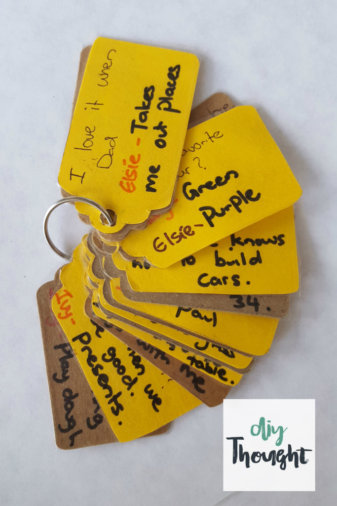 Father's Day Keychain Craft - diy Thought