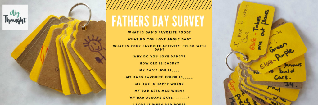 Father's Day Keychain Craft - diy Thought