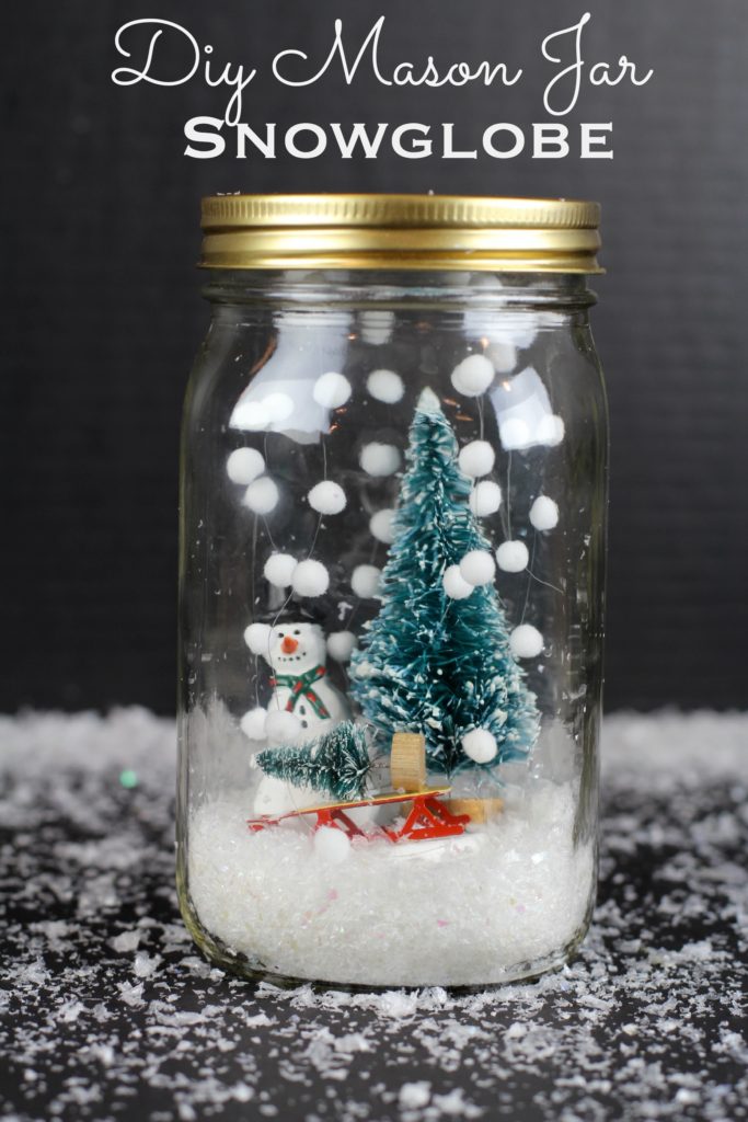 5 Mason Jar Snow Globes - DIY Thought