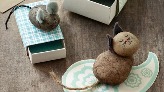 5 Adorable Pebble Pets - diy Thought