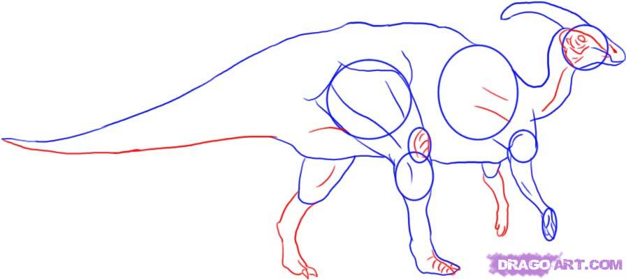5 Learn To Draw A Dinosaur Tutorials - DIY Thought