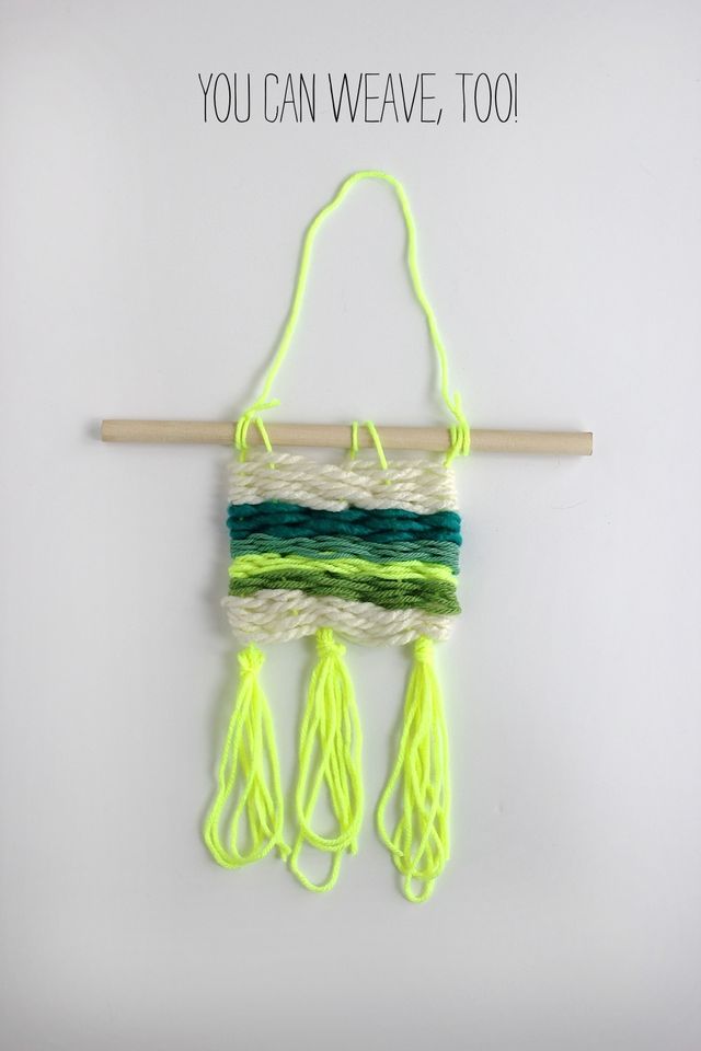 6 Kids Weaving Crafts - DIY Thought