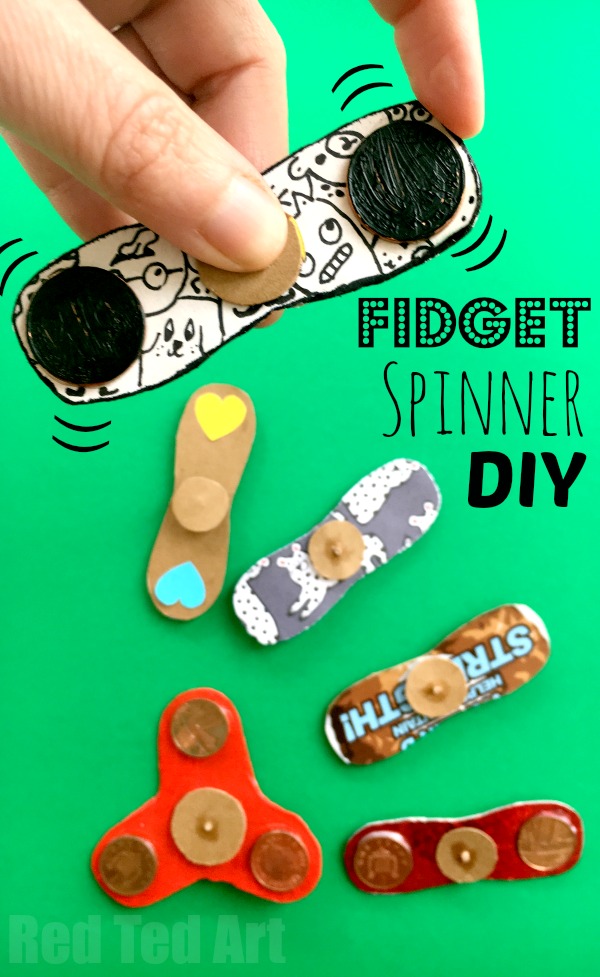 5 Diy Fidget Spinners - DIY Thought