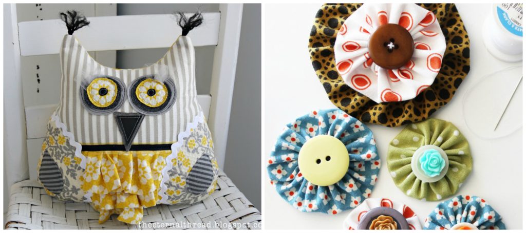 10 Scrap Fabric Easy Sewing Projects - diy Thought