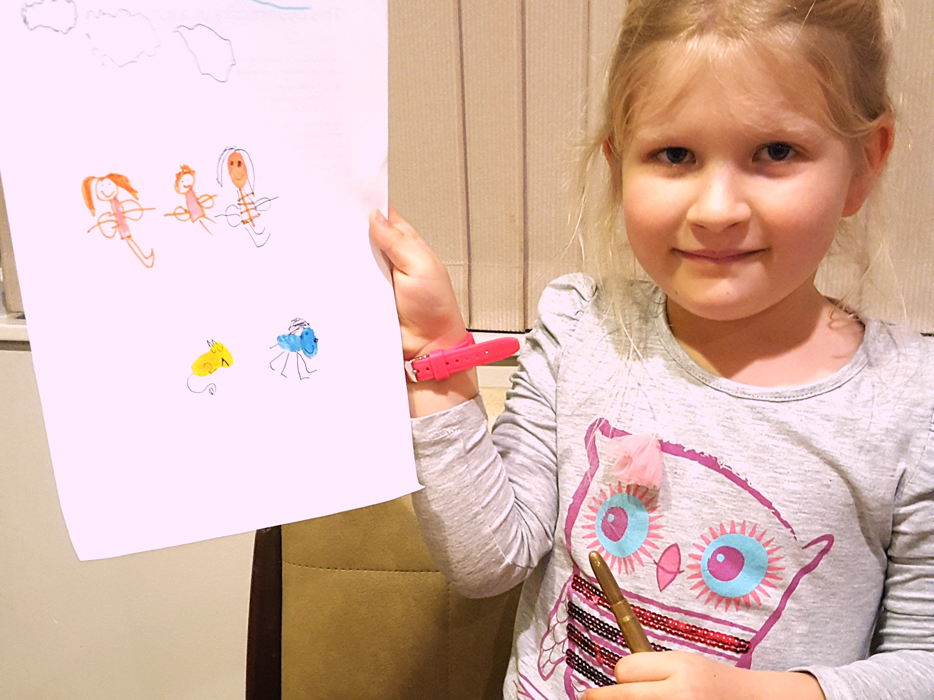 How To Make Fingerprint Birds - diy Thought