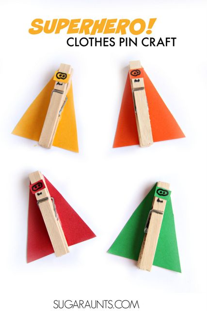 5 Fun Superhero Kids Crafts - DIY Thought