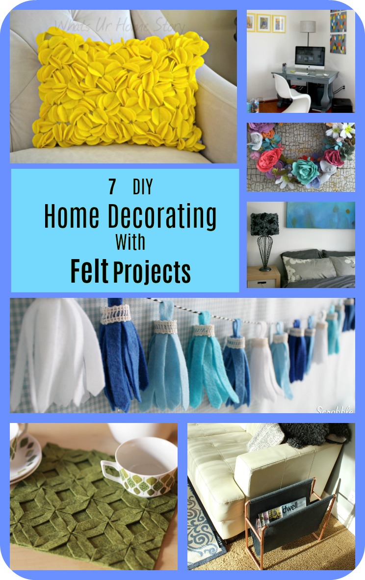 7 Diy Home Decorating With Felt Projects - diy Thought