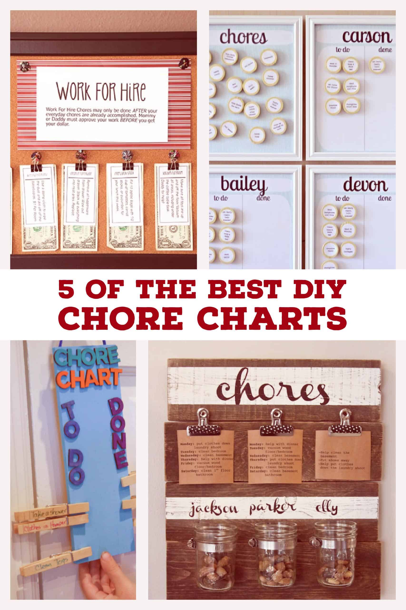 5 Of The Best Diy Chore Charts - diy Thought