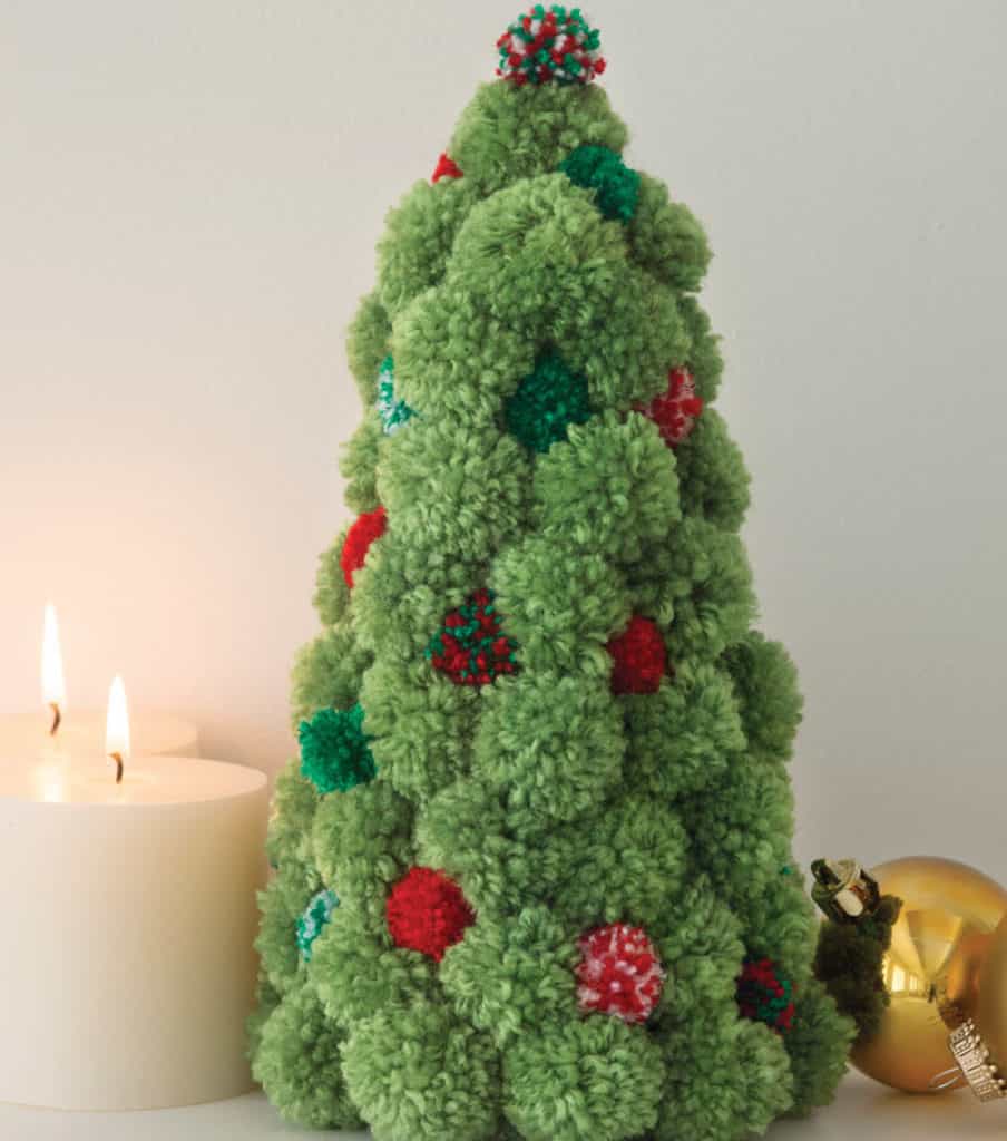 8 Christmas Pom Pom Crafts - diy Thought