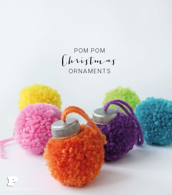 8 Christmas Pom Pom Crafts - DIY Thought