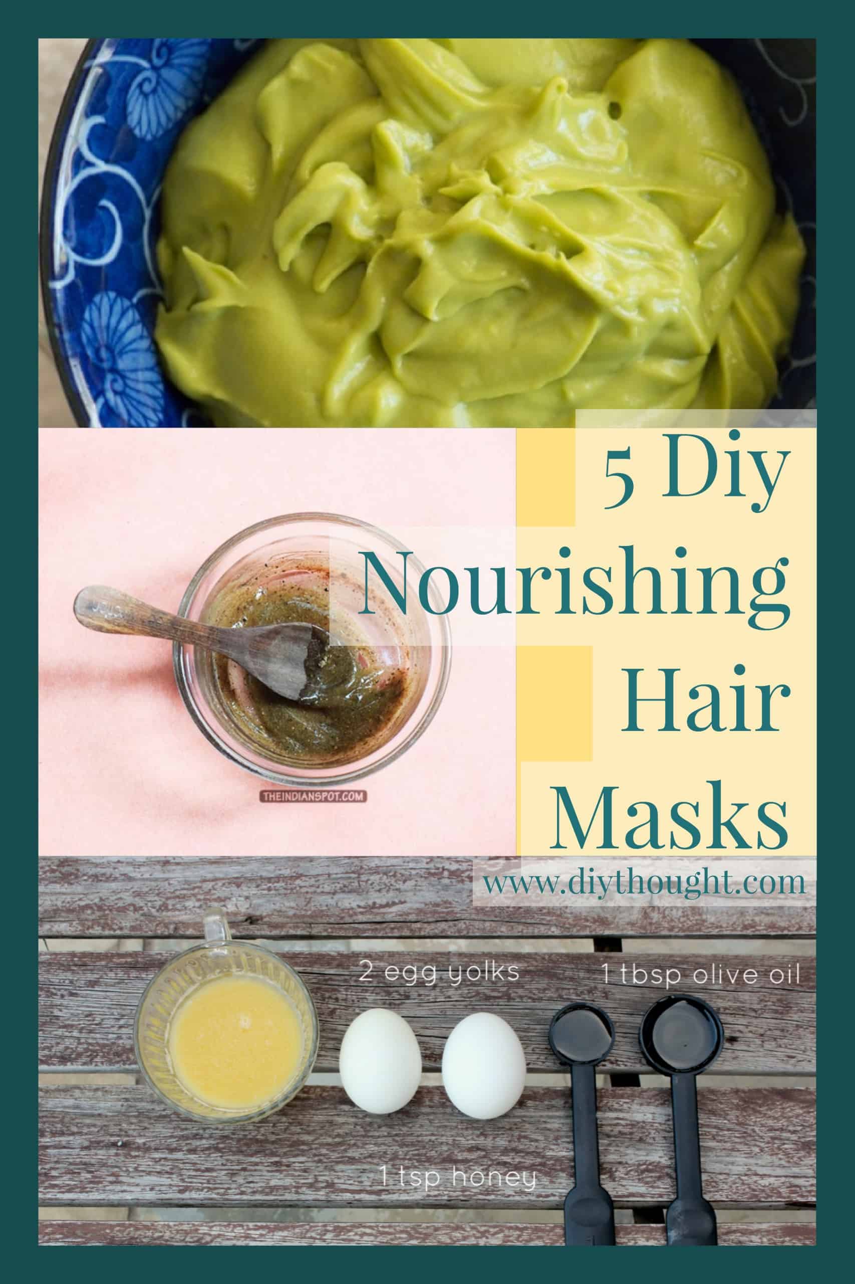 5 Diy Nourishing Hair Masks - DIY Thought