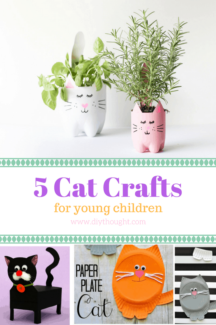 5 Cat Crafts For Young Children - DIY Thought