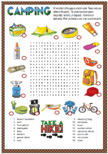 8 Free Kids Printables To Take Camping - diy Thought
