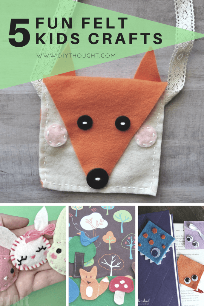 5 Fun Felt Kids Crafts - diy Thought