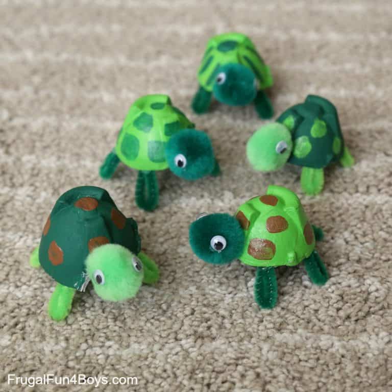 5 Fun Turtle Crafts - DIY Thought