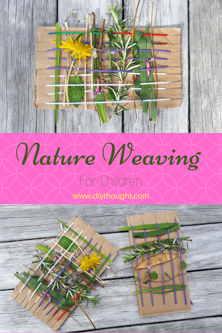 Nature Weaving For Children - diy Thought