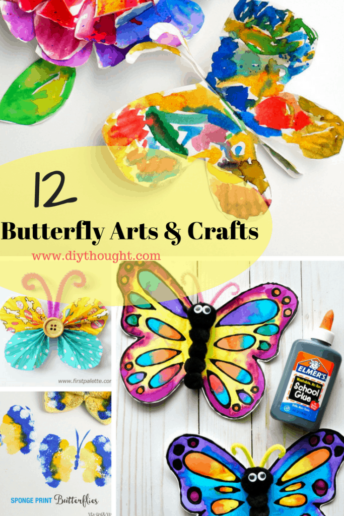 12 Diy Butterfly Arts & Crafts - diy Thought