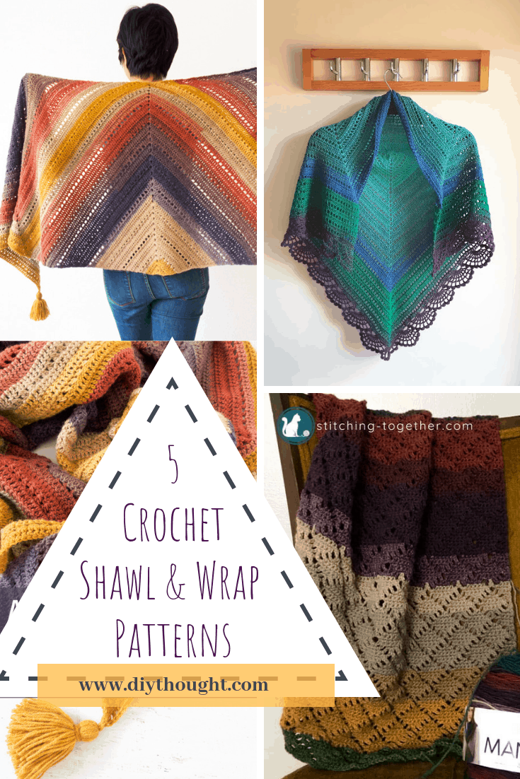 5 Stunning Diy Crochet Shawl & Wrap Patterns - diy Thought