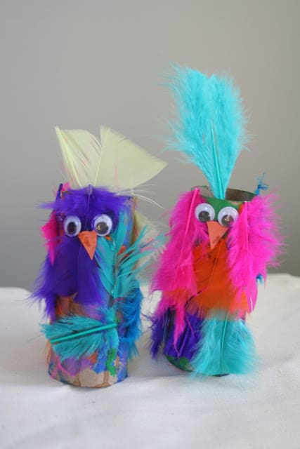 10 Fun Feather Crafts For Kids - DIY Thought