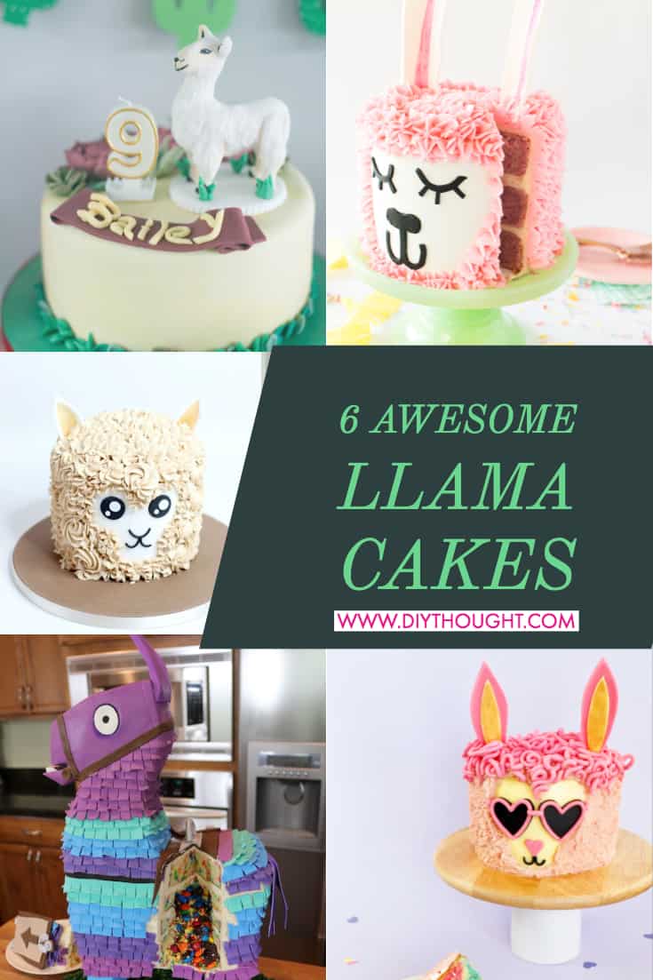 6 Awesome Llama Cakes - DIY Thought