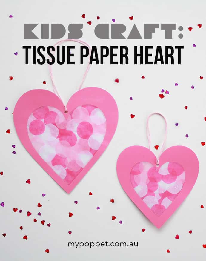 10 Kids Heart Paper Crafts - DIY Thought