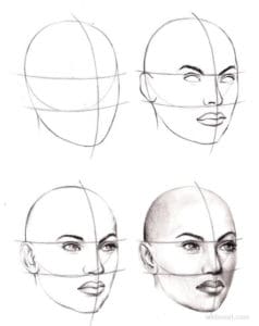 How To Draw Faces - diy Thought