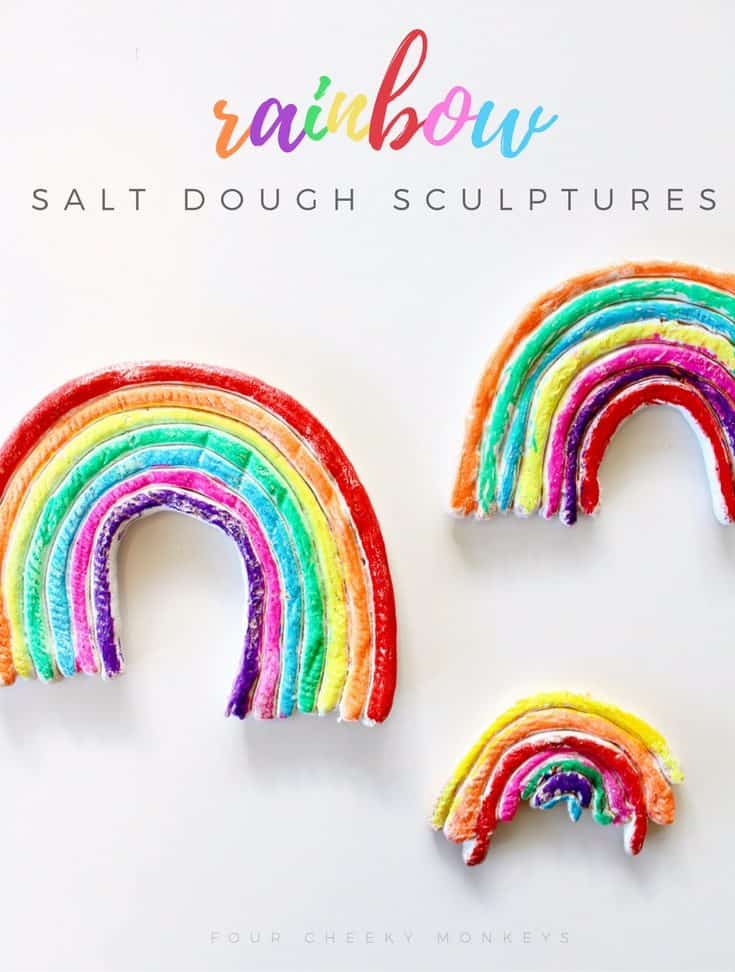 10 Fun Kids Rainbow Crafts - DIY Thought