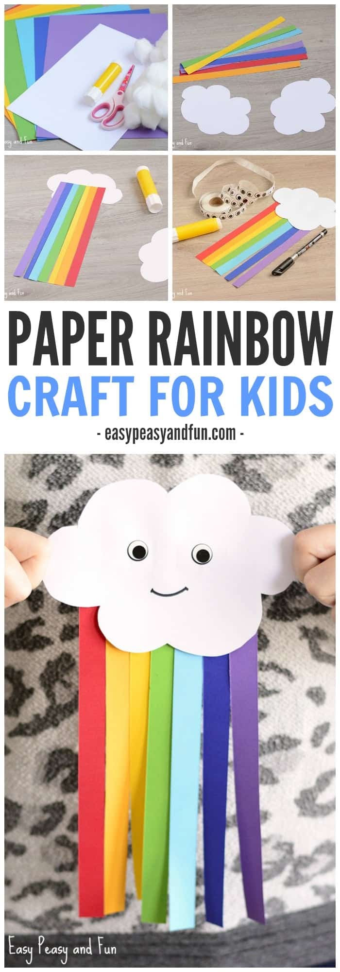 10 Fun Kids Rainbow Crafts - DIY Thought