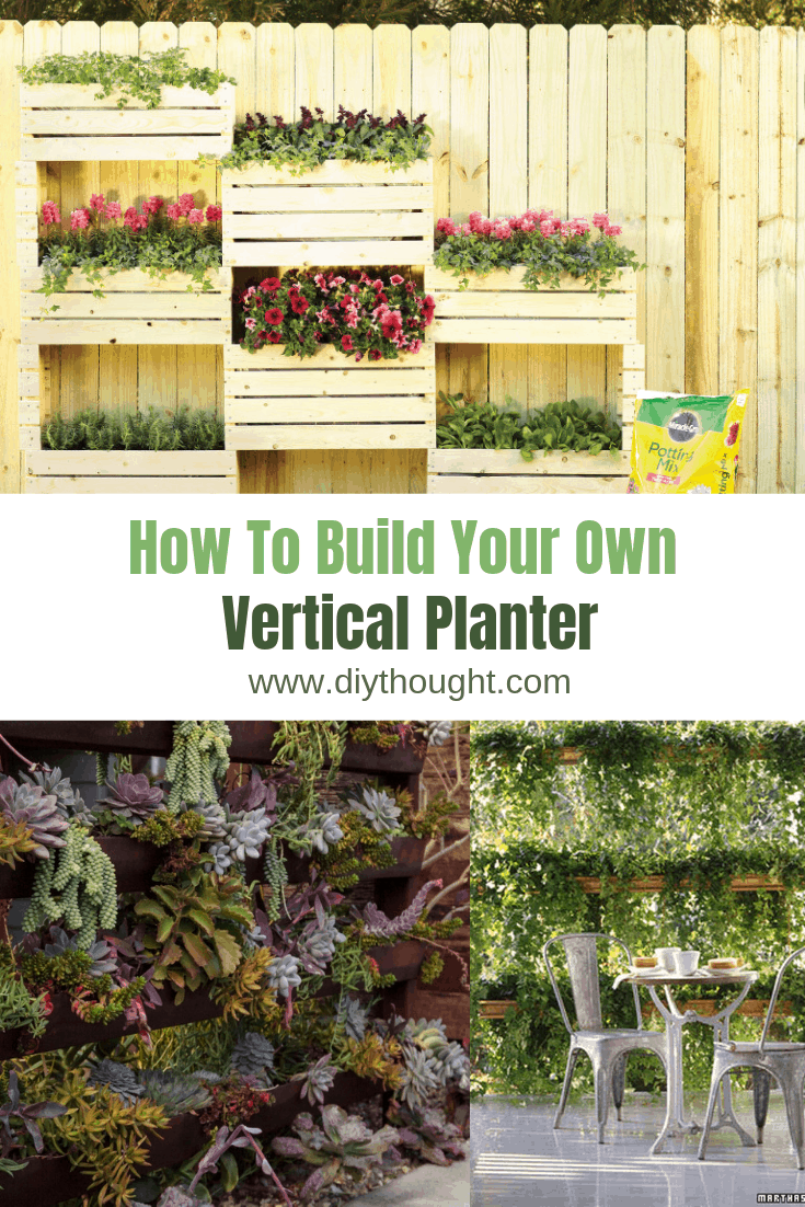 How To Build Your Own Vertical Garden - diy Thought