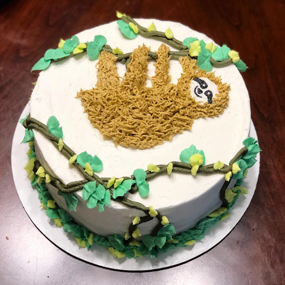 5 Totally Adorable Sloth Cakes - diy Thought
