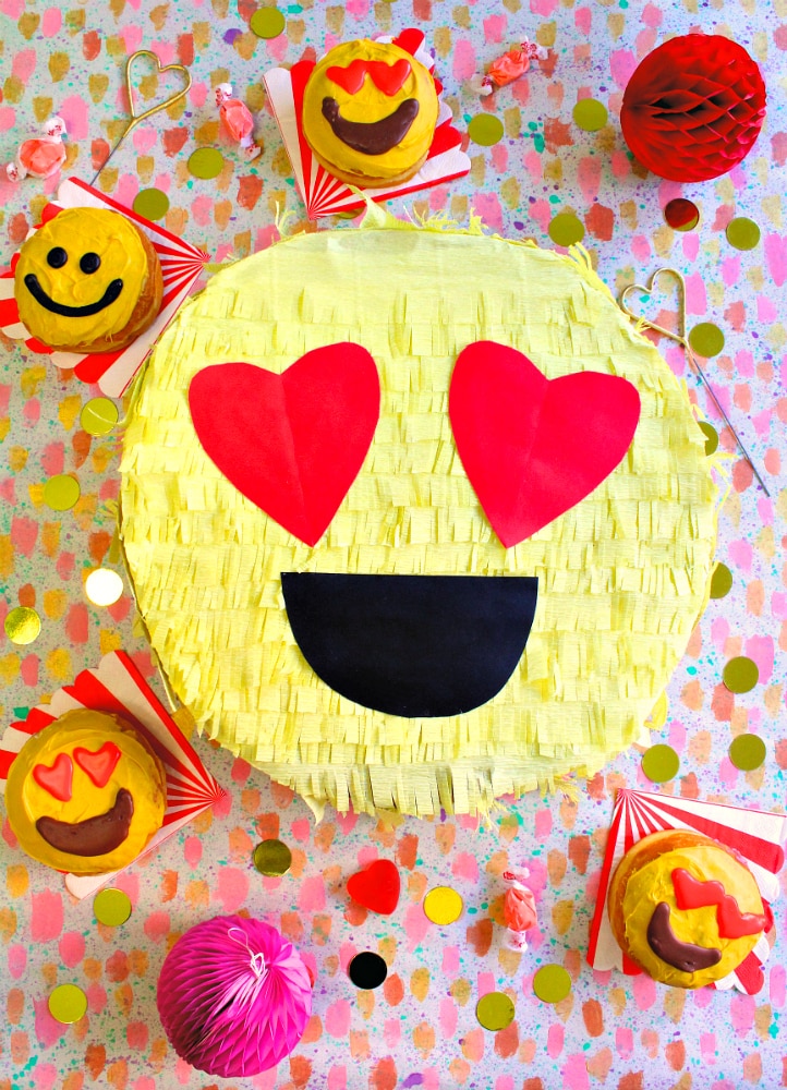 5 DIY Emoji Themed Piñatas to Rock Your Party Decor - DIY Thought