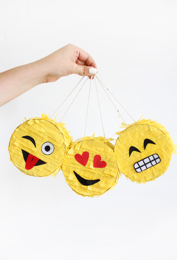 5 DIY Emoji Themed Piñatas to Rock Your Party Decor - diy Thought