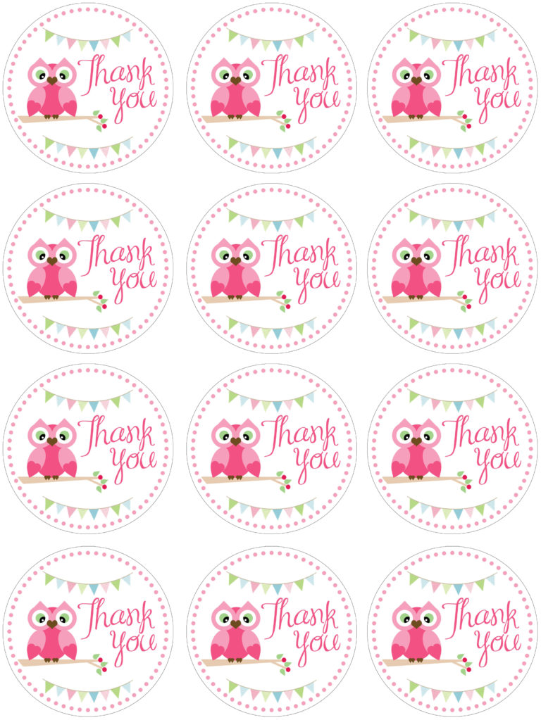 8 Free Party Favor Label Printables - diy Thought