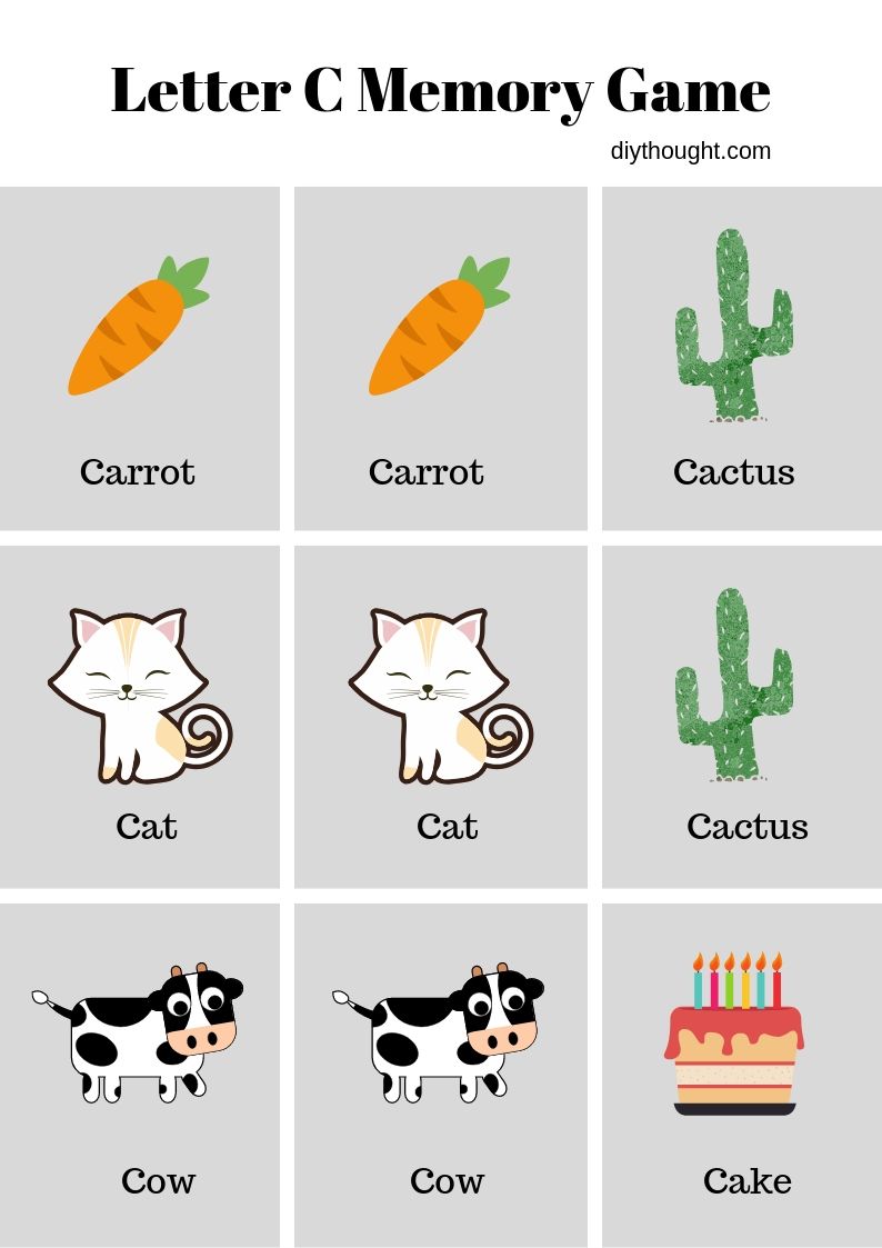 5 Letter C Printable Worksheets - diy Thought