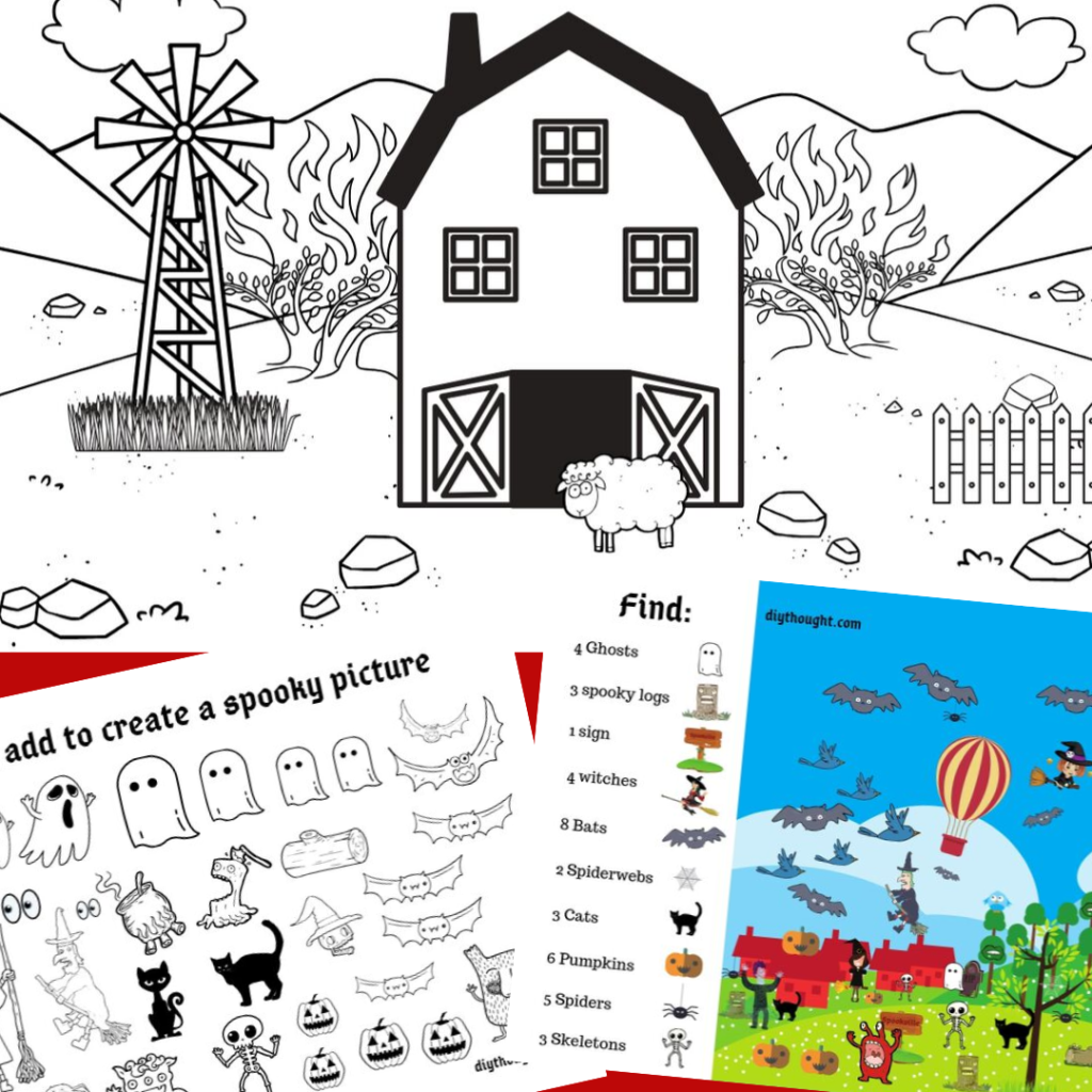 Free Spookville Halloween Printable Pack - diy Thought