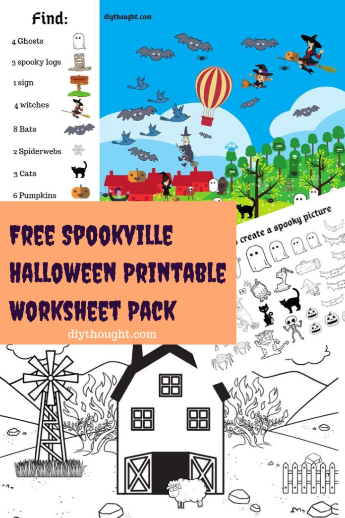 Free Spookville Halloween Printable Pack - diy Thought