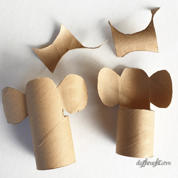 Toilet Paper Tube Elephant - diy Thought