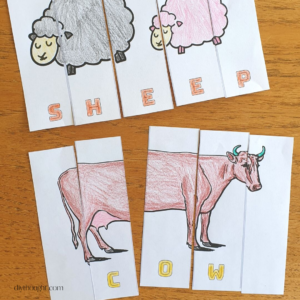 Farm Animal Learning Puzzles - diy Thought