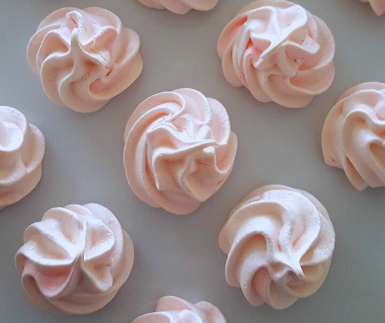 Simple Pink Meringues - diy Thought