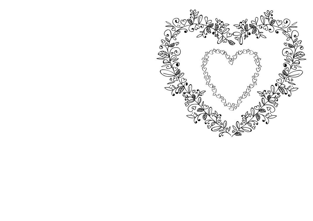 Free Heart Card-Making Printables - diy Thought