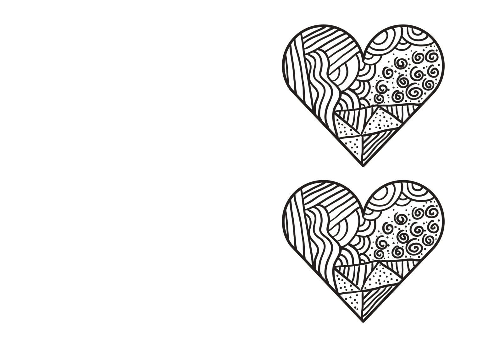 Free Heart Card-Making Printables - diy Thought