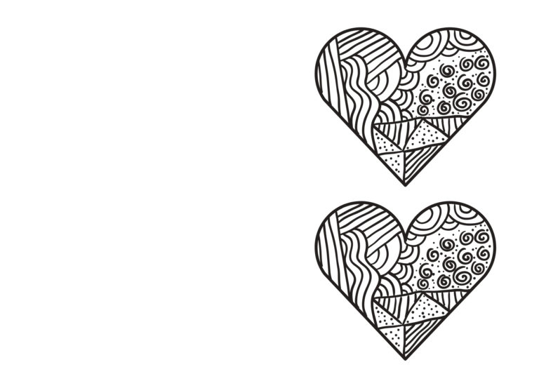 Free Heart Card-Making Printables - diy Thought