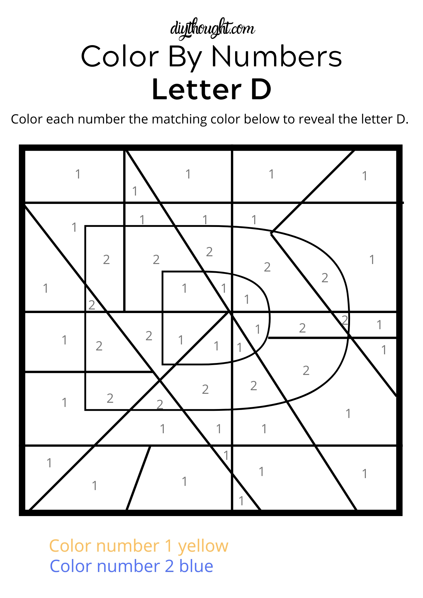 5 Free Letter D Printable Worksheets - diy Thought