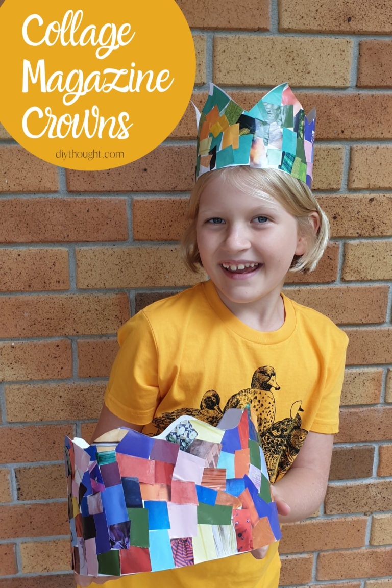 Collage Magazine Crowns - diy Thought