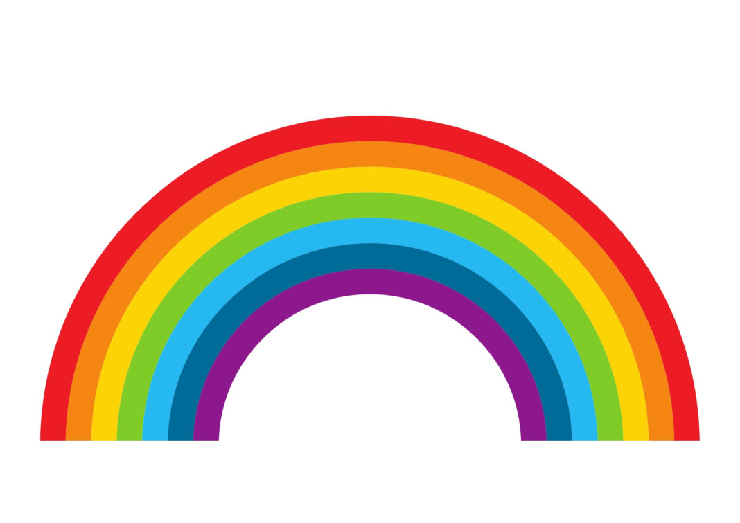 Magazine Collage Rainbow Craft - diy Thought