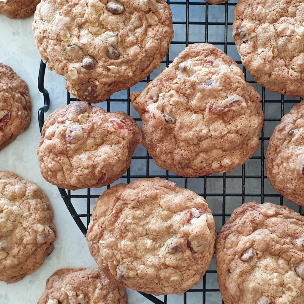 Cherry & Chocolate Oat Cookies - diy Thought