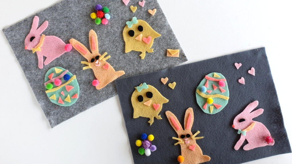 DIY Easter Felt Play Mat - diy Thought